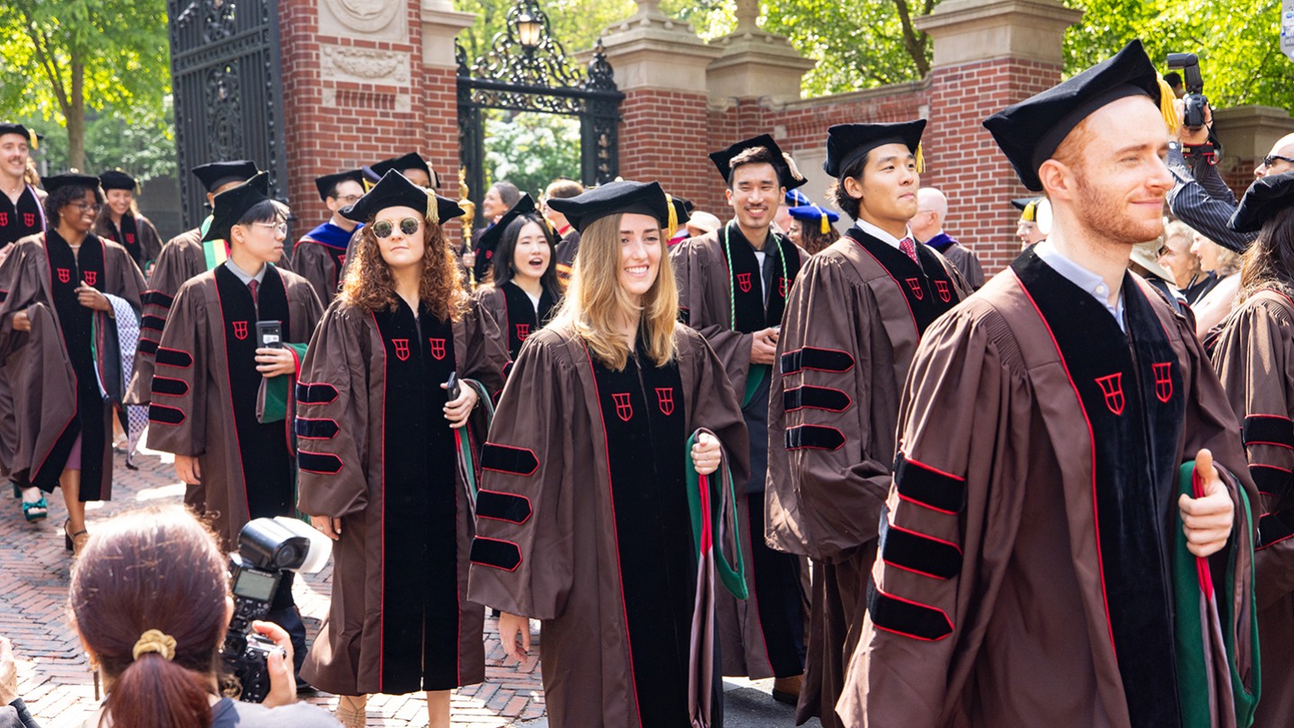 Guide for Graduating Doctoral Students | Commencement | Brown University